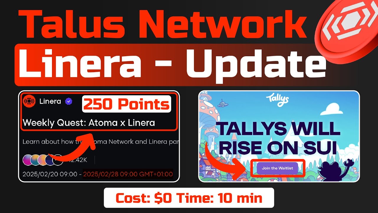 Linera Galxe & Talus Network - Update Airdrop - TGE Soon - YouTube