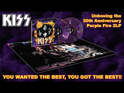 Unboxing the KISS - You Wanted The Best, You Got The Best!! 30th Anniversary Purple Fire 2LP