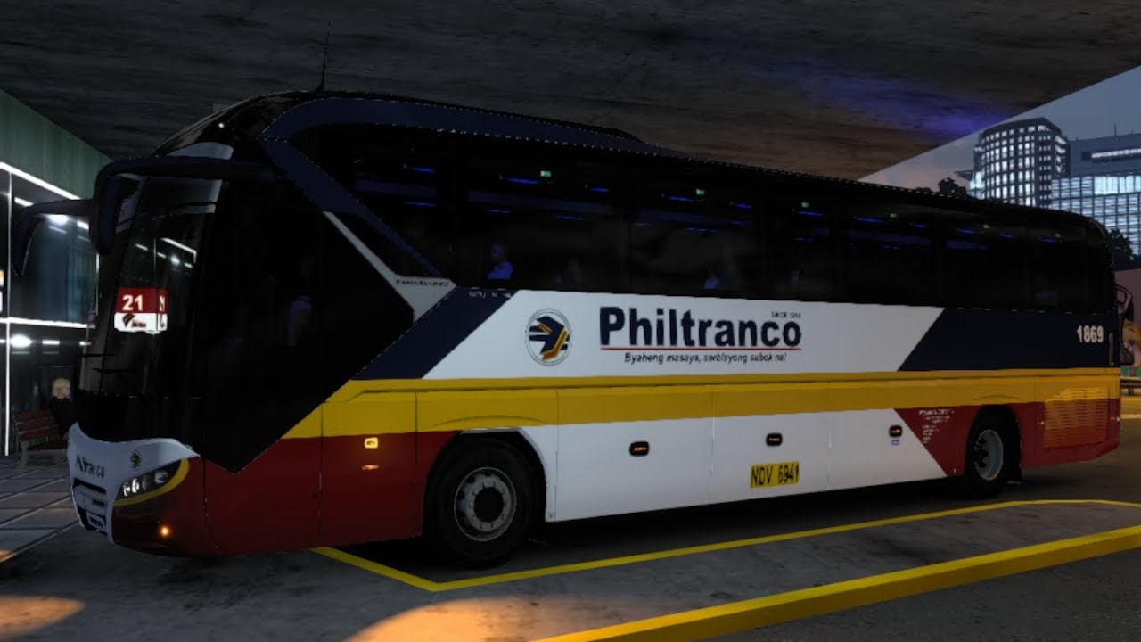 ETS 2 [1.45] | Neoplan New Tourliner 2021 | Philtranco bus | Mapa Ceibo ...