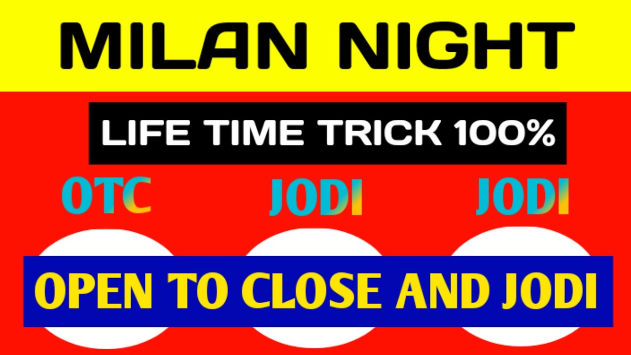 10,07,2023 Milan Night Today | Milan Night Open | Milan Night Chart ...