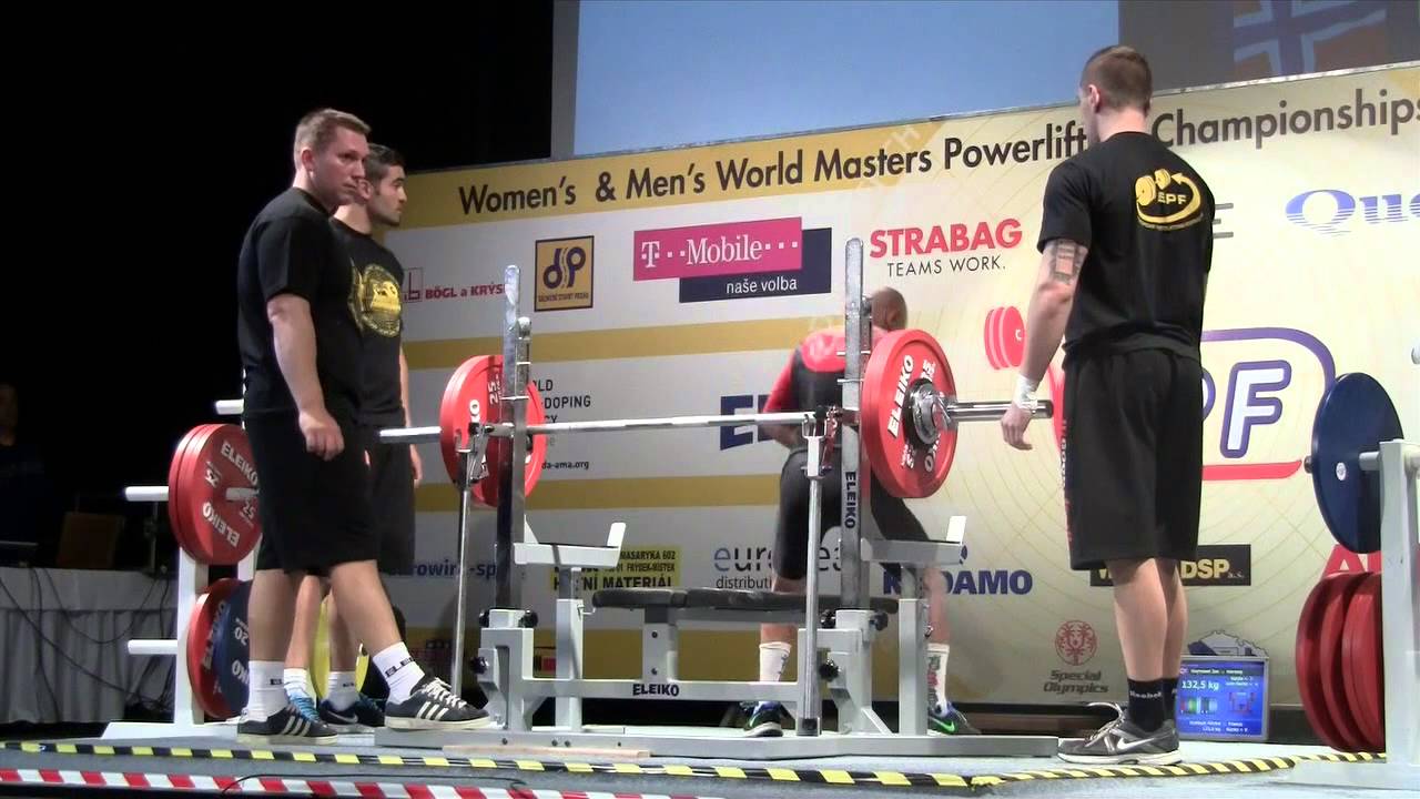 IPF 2014 Master World Championship Men M2 66 and 74Kg Bench Presses ...