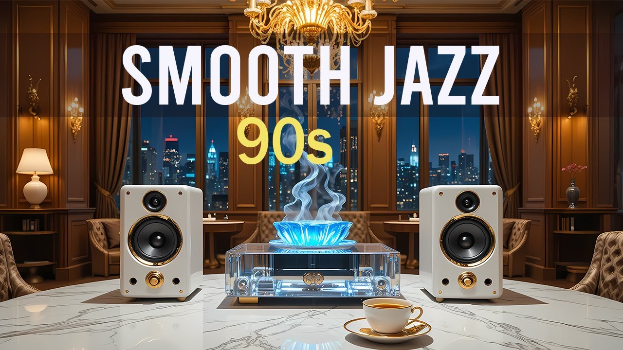Smooth Jazz Nights 90s 🌙 Vintage Relaxing Instrumentals for Cozy ...