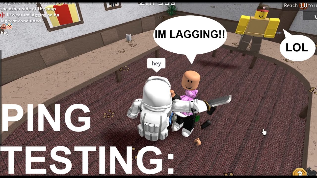 TROLLING ROBLOX players with LAG!!! - YouTube