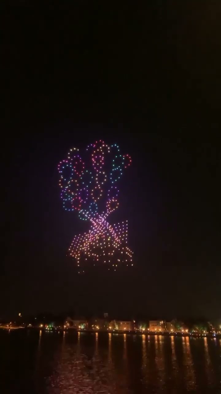 Pixar's UP! - "Disney Dreams that Soar presented by AT&T” drone show at ...