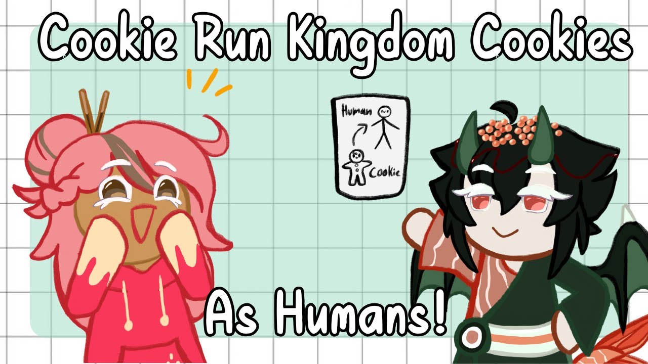 Drawing Cookie Run Cookies as Humans (w/Nanime) - YouTube