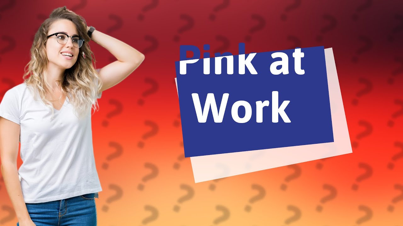 Can you wear pink at work? - YouTube