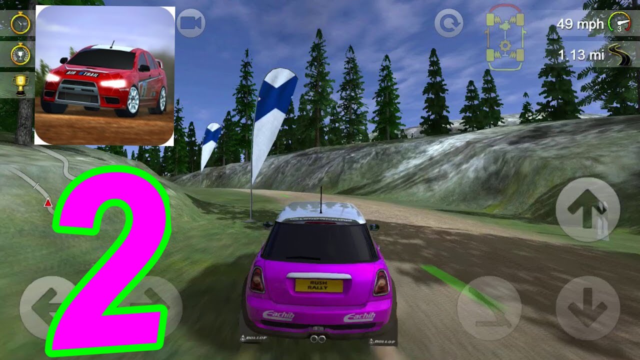 Rush Rally 2 - Gameplay Walkthrough Part 2 (iOS) - YouTube