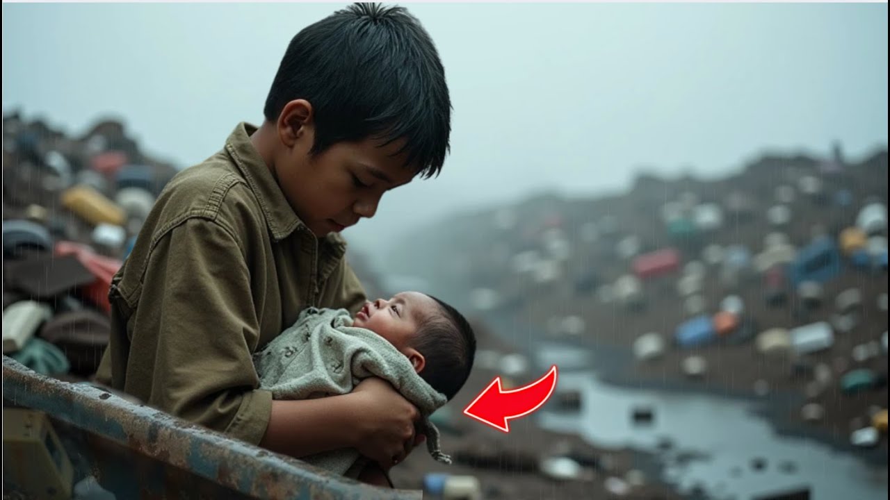 Homeless Boy Rescues 1 Month Old Baby Girl at a garbage dump & shocking ...