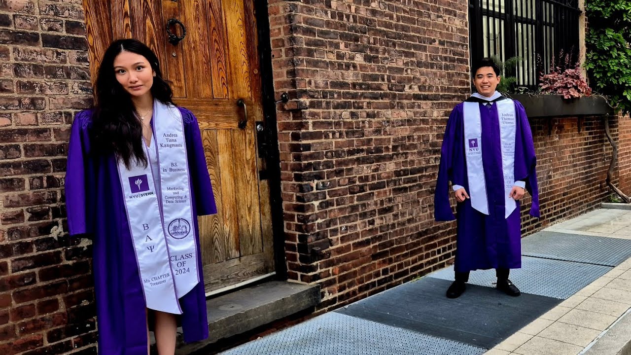 Andrea and Joshua NYU Commencement 2024 - YouTube