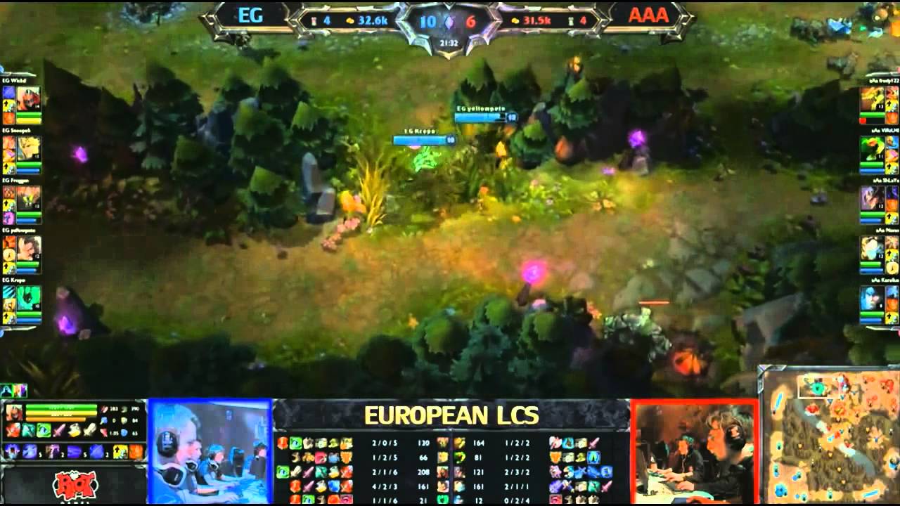 (HD326) LCS Semaine 5 - aAa vs Evil Geniuses - League Of Legends Replay ...