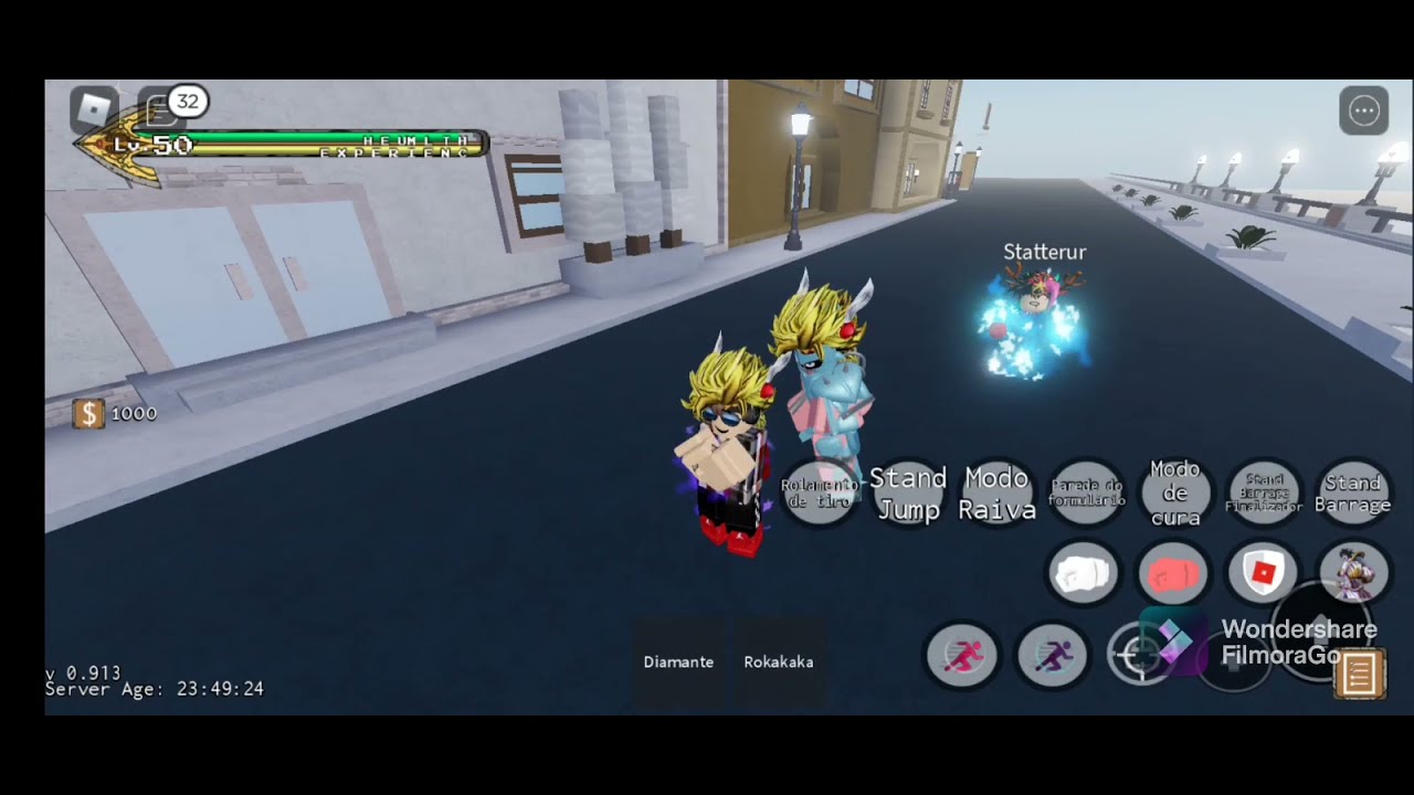 [YBA]-MOBILE- Usando 25 Flecha e 25 Rokas na nova atualização de natal ...