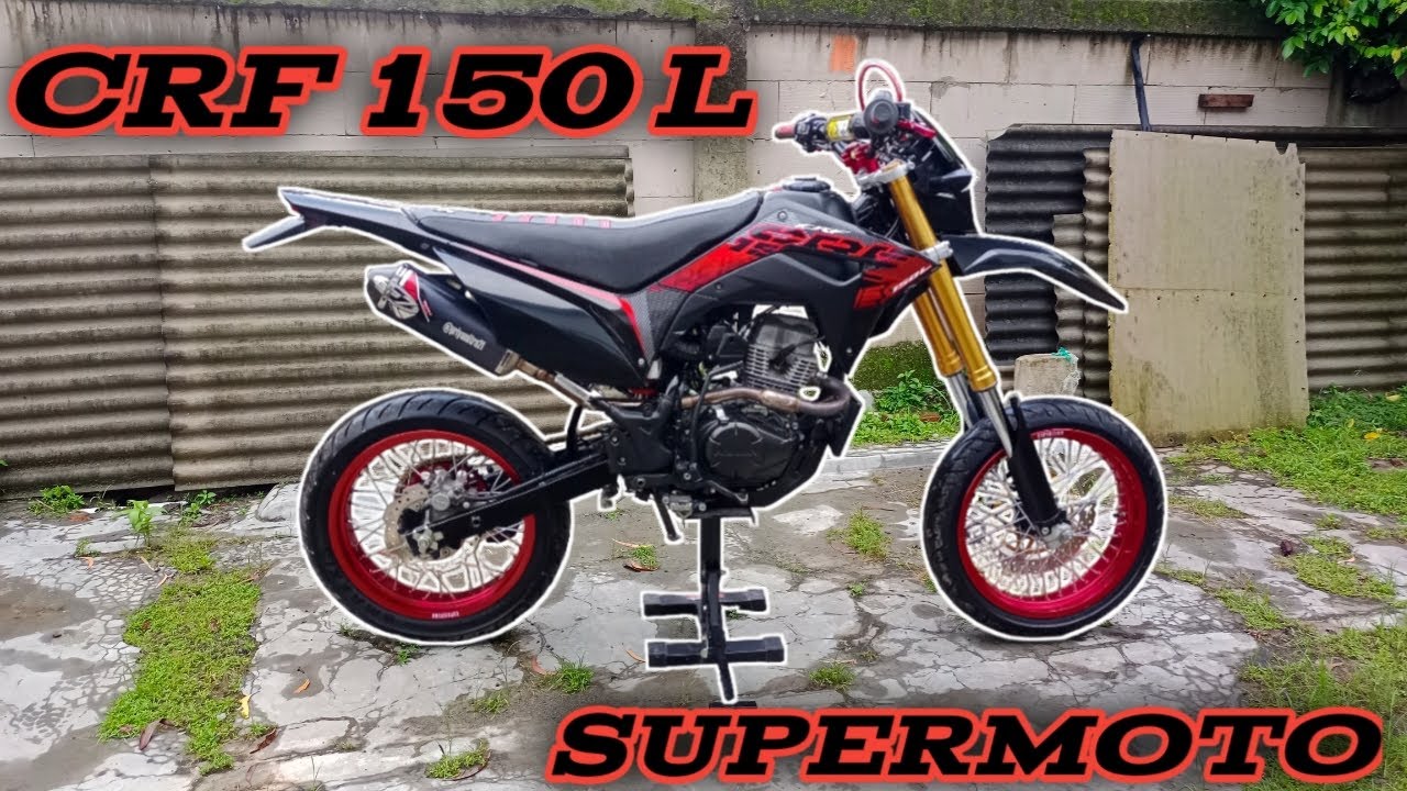 REVIEW HONDA CRF 150 L SUPERMOTO - YouTube