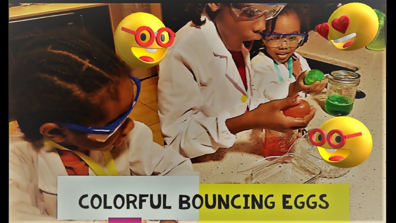 BOUNCING EGGS - Eggs & Vinegar Experiment - YouTube