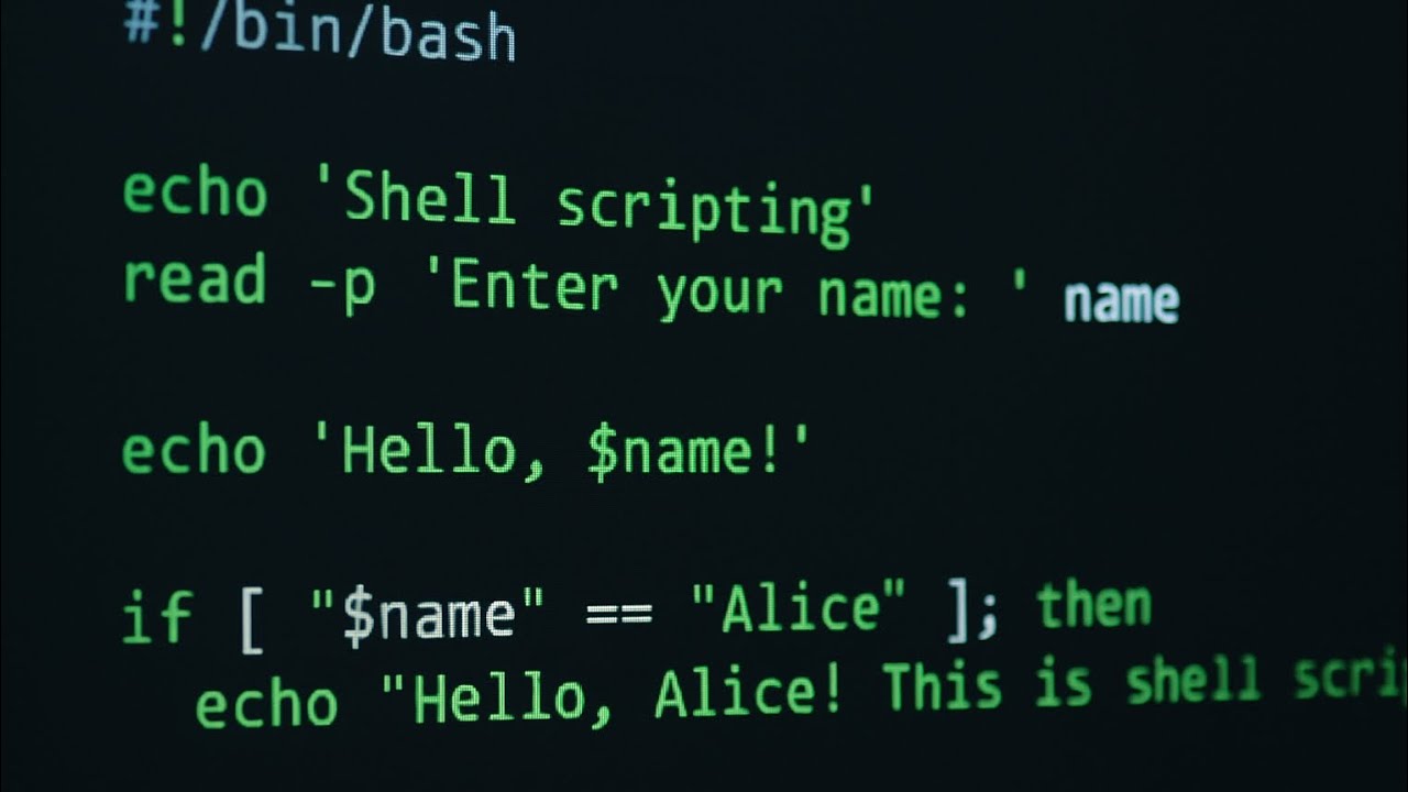 "shell scripting basics for beginners" - YouTube