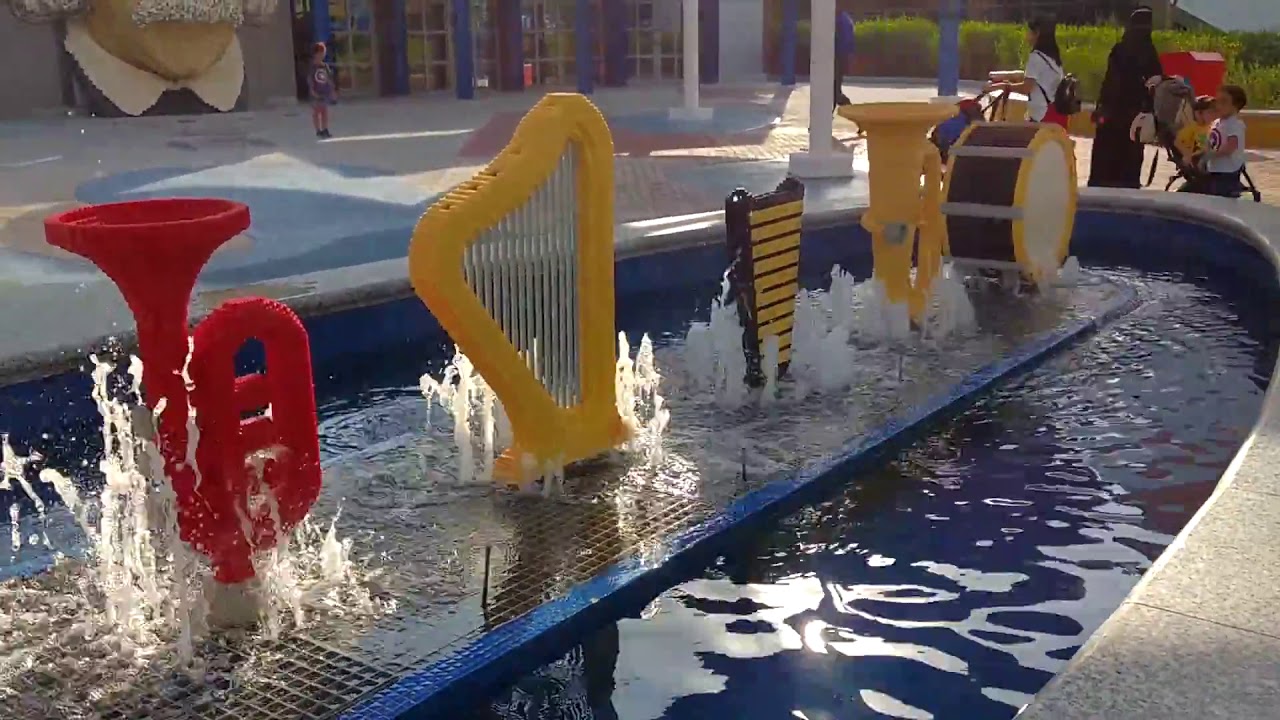 Dubai Legoland Musical Fountains - YouTube