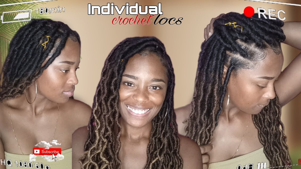 OMG I Tried individual crochet locs for the first time*beginner ...