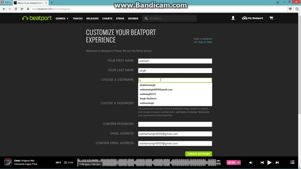 How to make beatport Account - YouTube