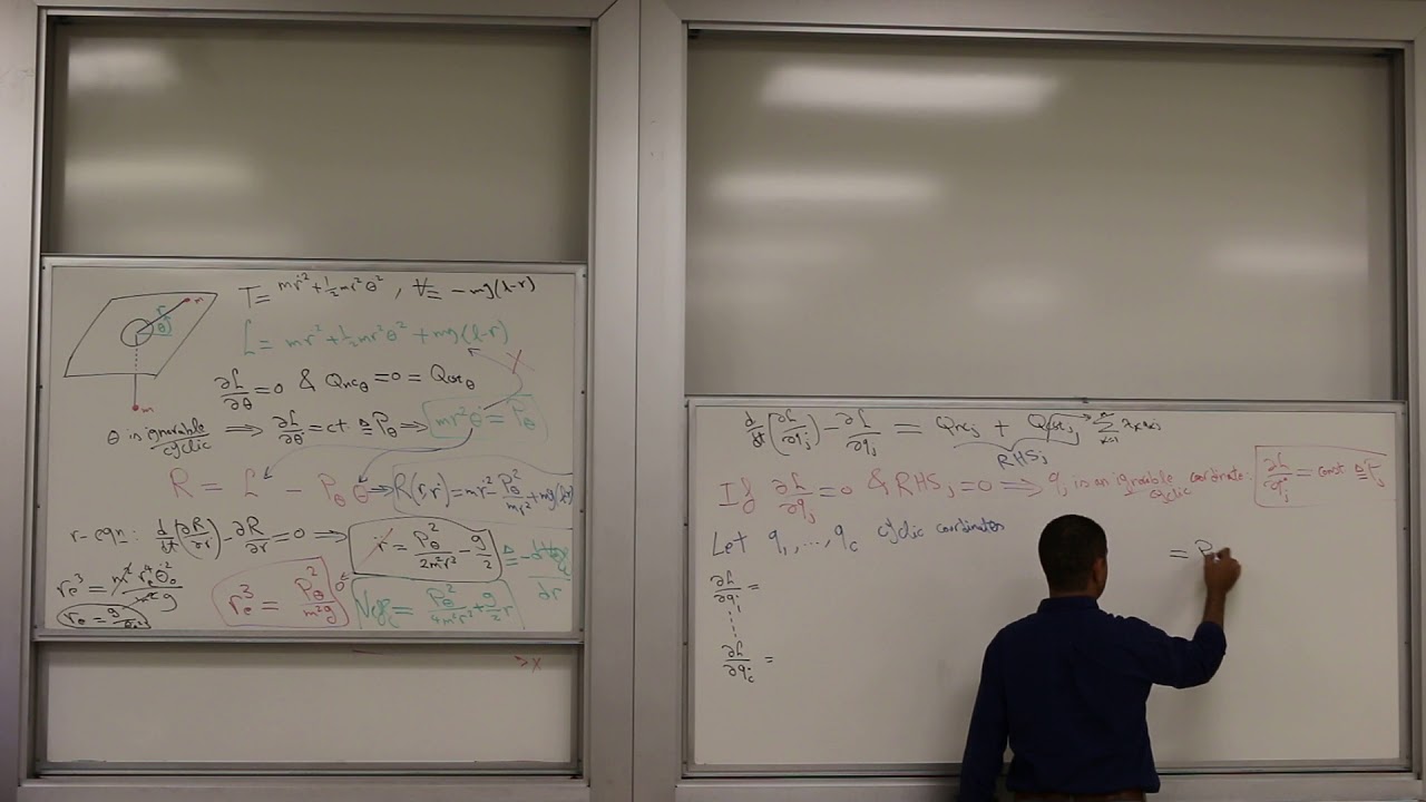 Lec10 Ignorable Coordinates + Rigid Body Lagrangian Dynamics Part2 ...