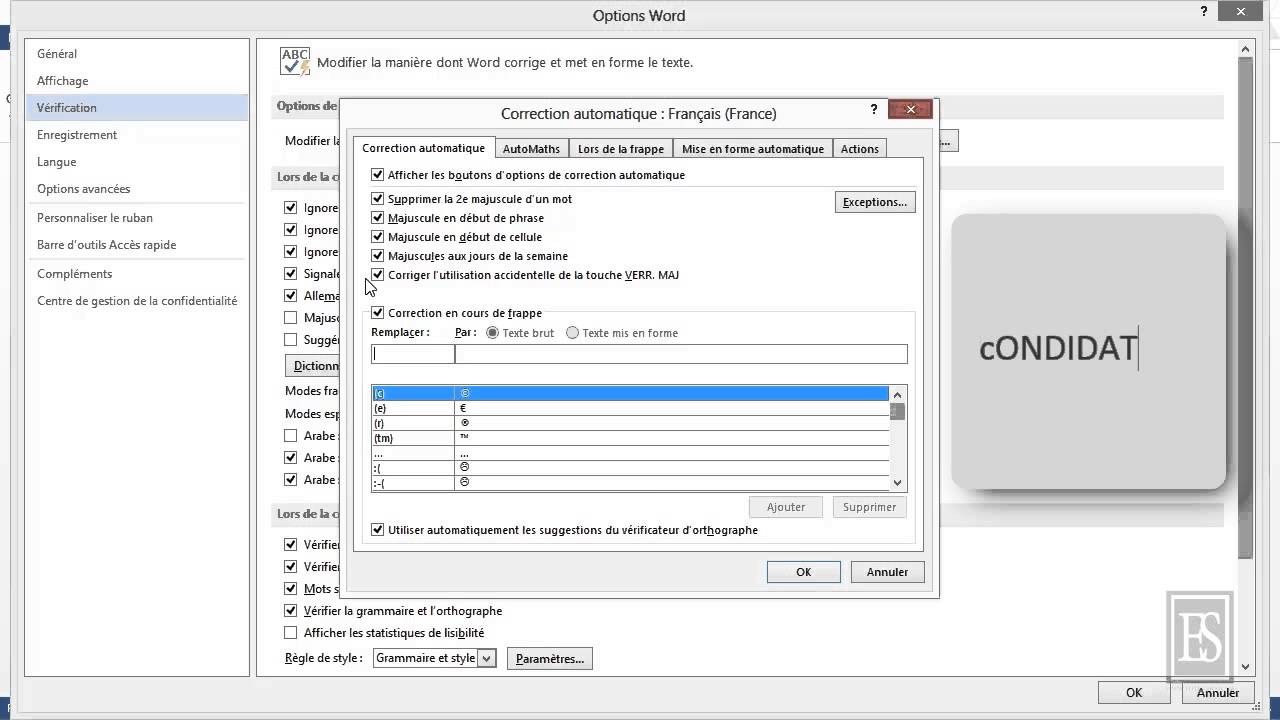 Microsoft Word 2013 4.2. Correction automatique. - YouTube