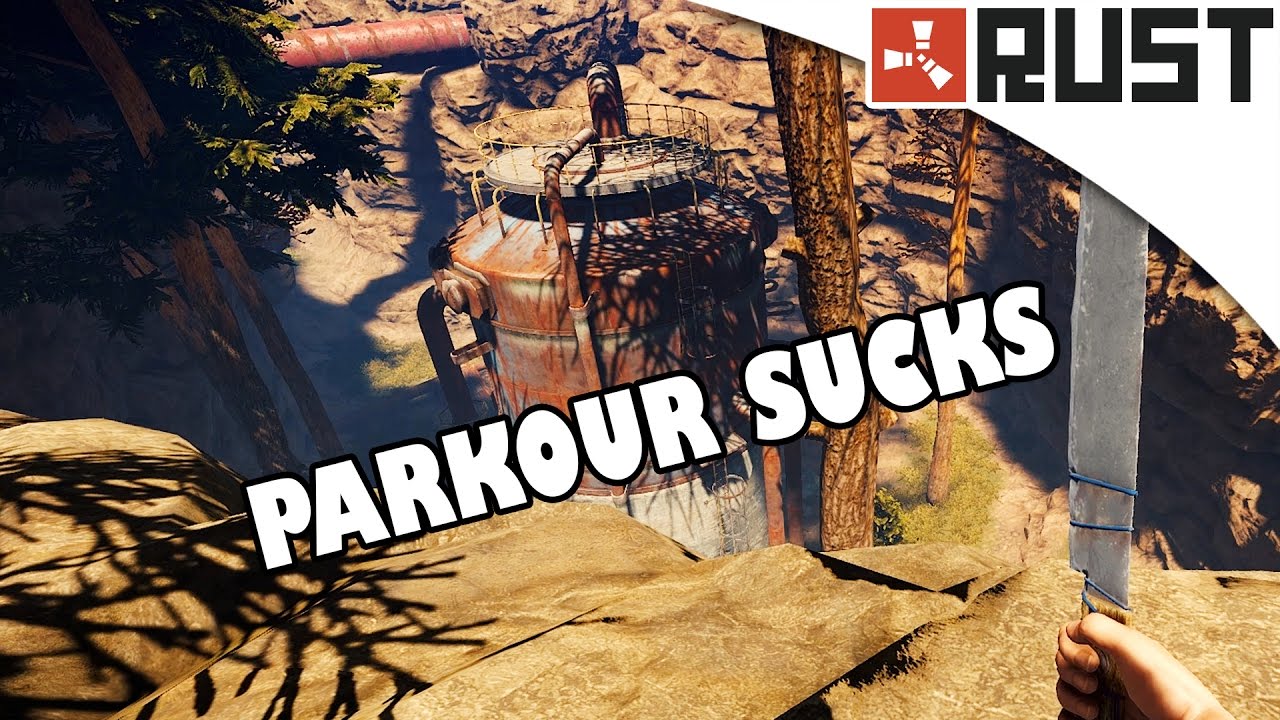 Rust-WHEN YOU SUCK AT PARKOUR - YouTube
