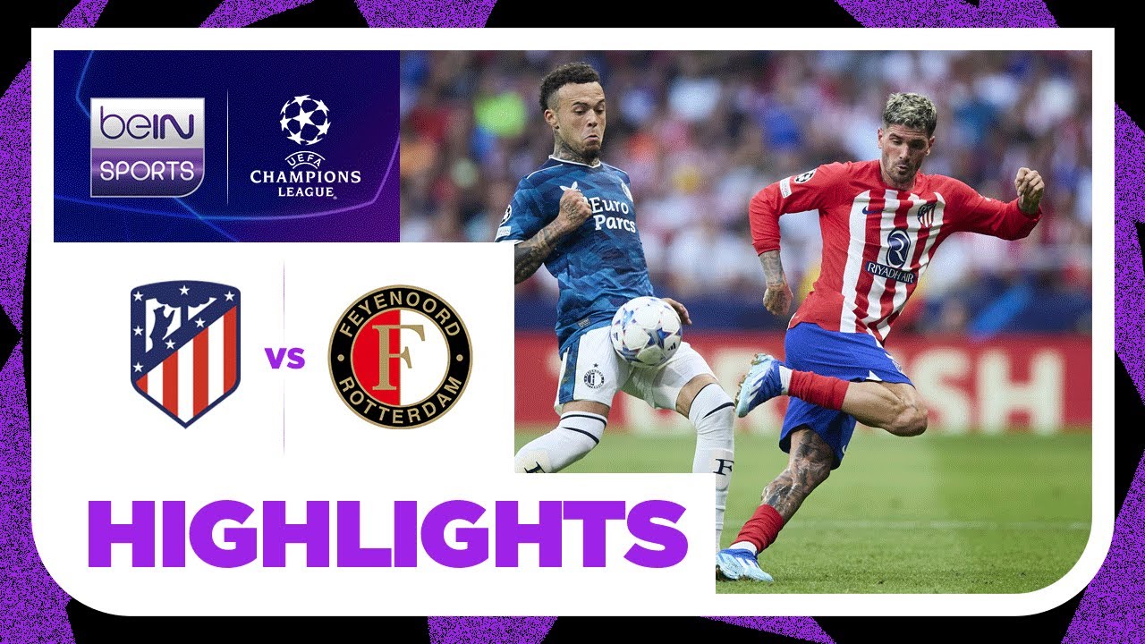 Atletico Madrid v Feyenoord | Champions League | Match Highlights - YouTube