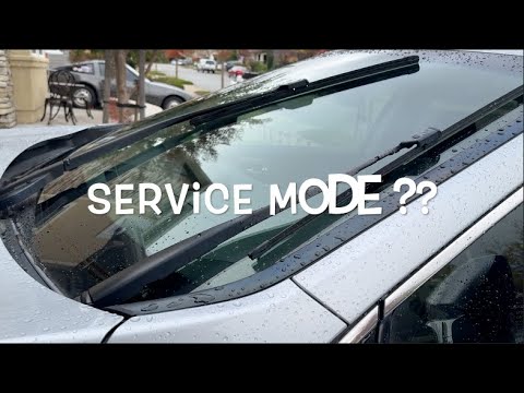 Lexus RX - How to put wipers in SERVICE MODE - YouTube