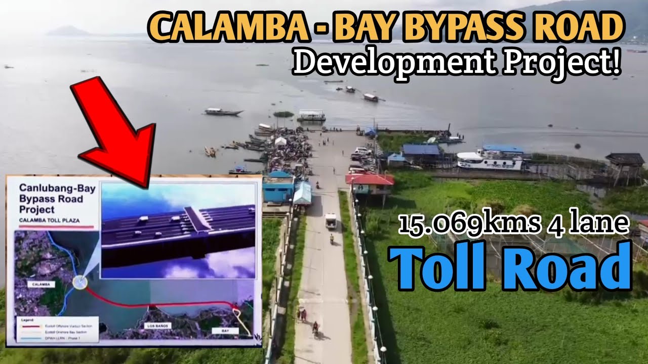 Upcoming 15.069kms CALAMBA - BAY Bypass road Development Project! - YouTube