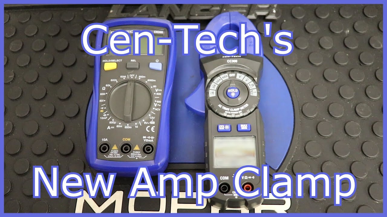 Harbor Freight Tool Haul #57: Cen-Tech CC300 Digital Clamp Meter - YouTube
