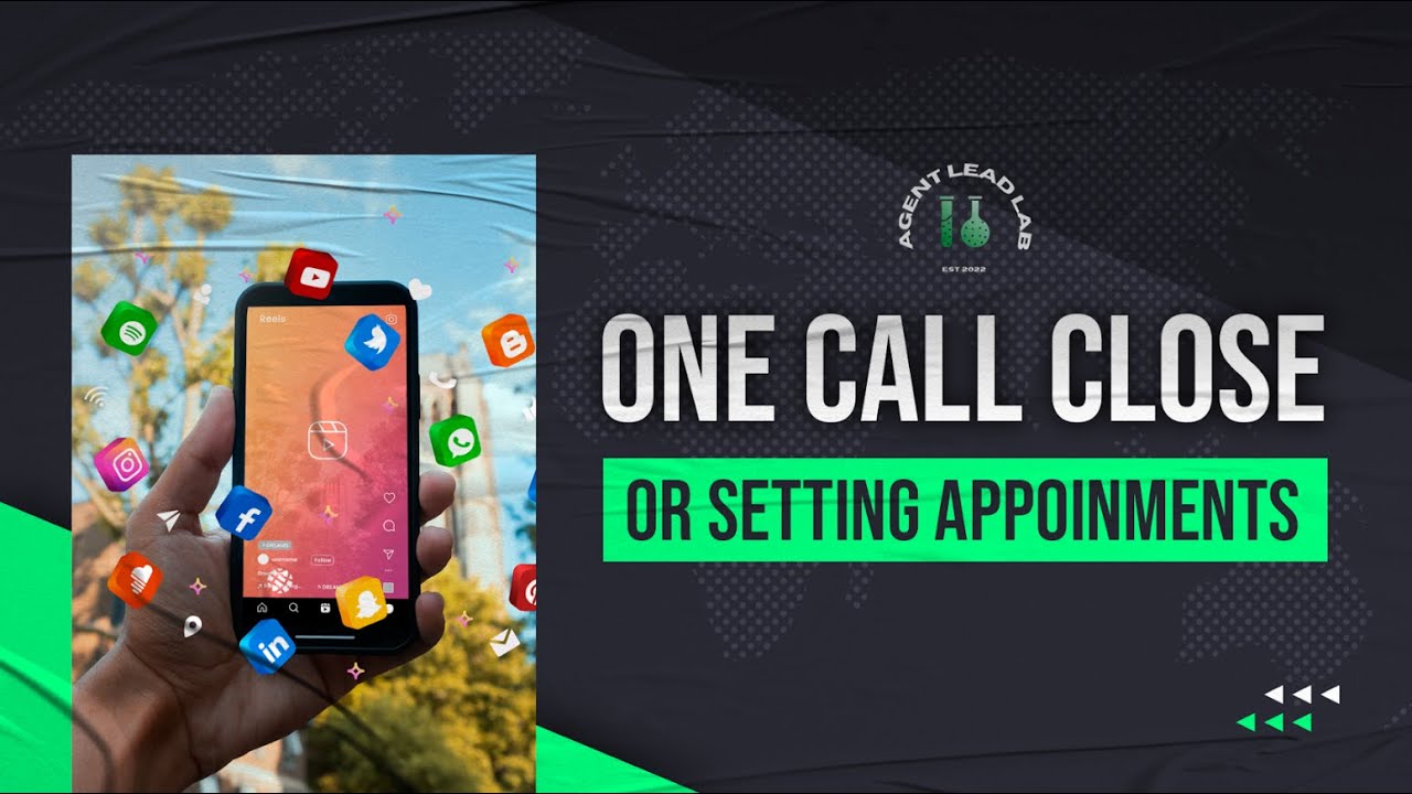 One call close or setting appointments - YouTube
