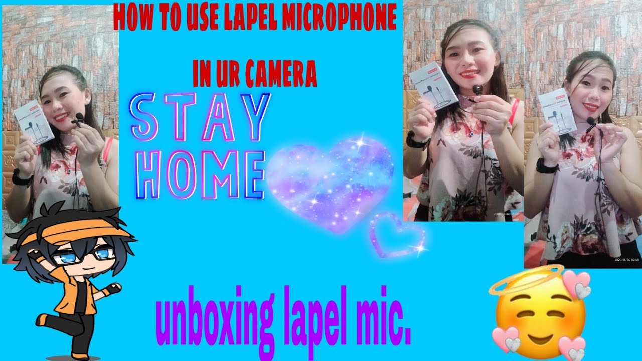 Unboxing in shoppee/ how to use lapel microphone - YouTube