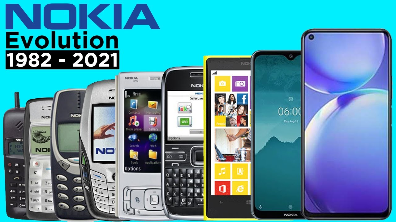 All Nokia Mobile Evolution | Oldest To Newest 1982 - 2021 - YouTube