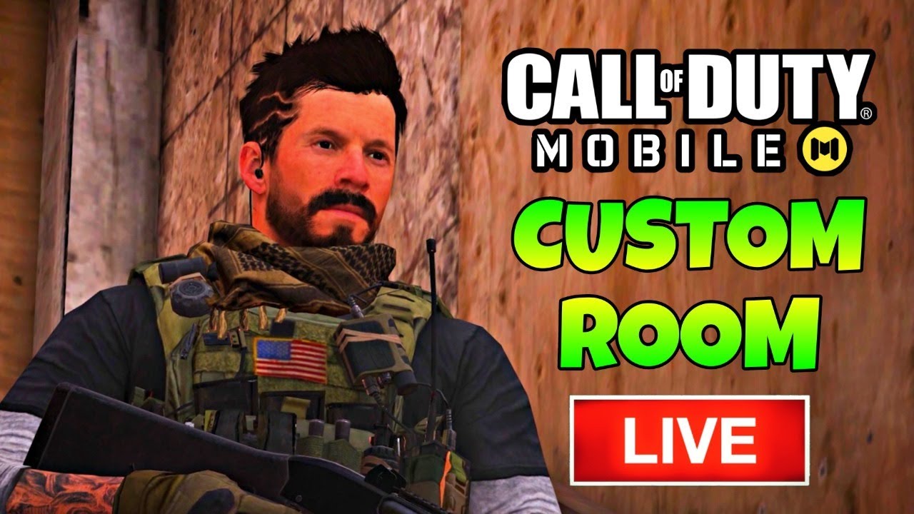 CALL OF DUTY MOBILE CUSTOM ROOM LIVE STREAM | COD MOBILE PRIVATE MATCH ...
