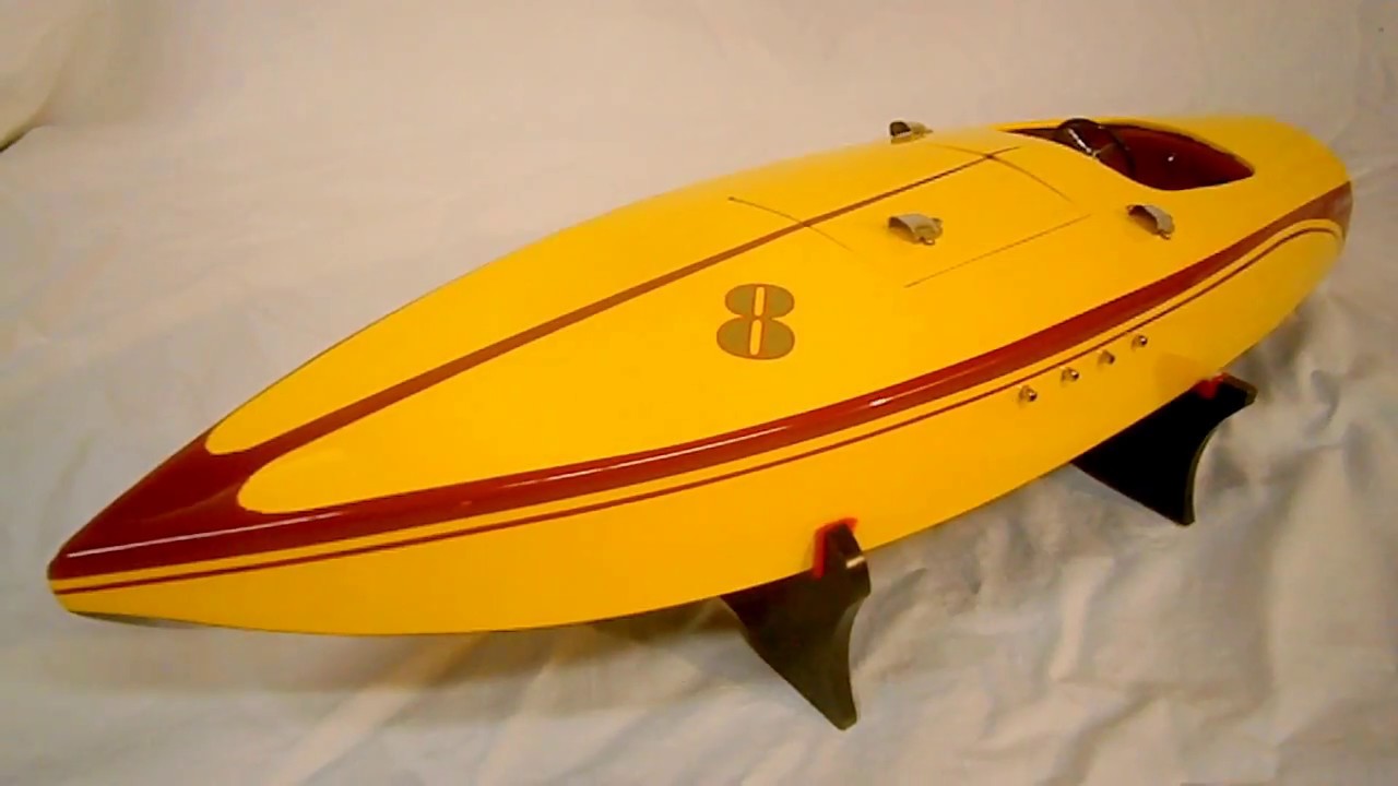 TETHER BOAT HYDRO PLANE 18in by R-C CRAFT ITO style, electric motor ...