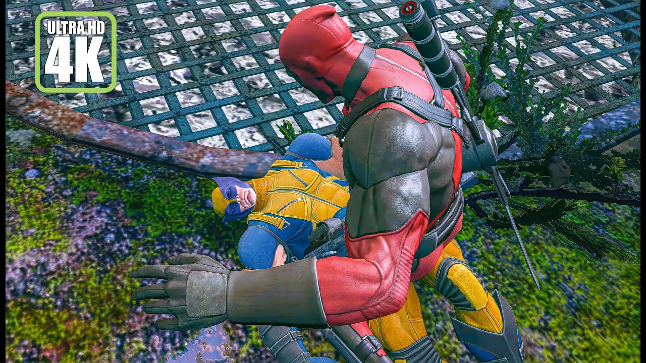 DEADPOOL SLAPS WOLVERINE SCENE | DEADPOOL & WOLVERINE 2024 [4K] - YouTube
