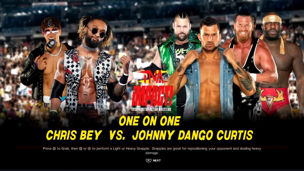 TNA Impact Johnny Dango Curtis vs Chris Bey - YouTube