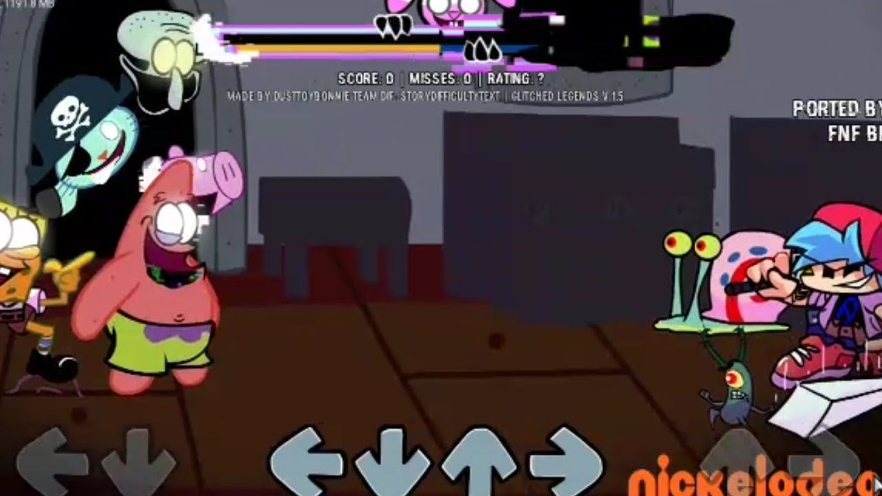 friday night funkin mod glitched legends v2........يا للمفاجئة - YouTube