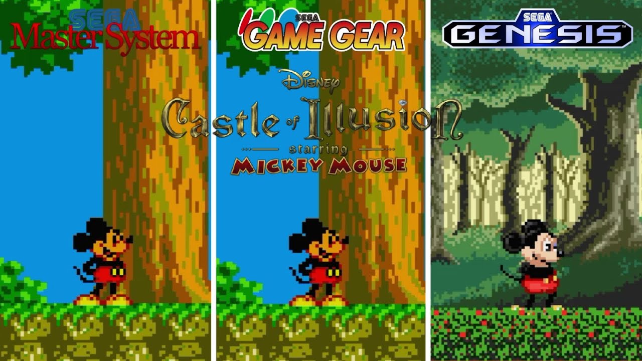 Castle of Illusion Starring Mickey Mouse [1990] Master System vs Game ...