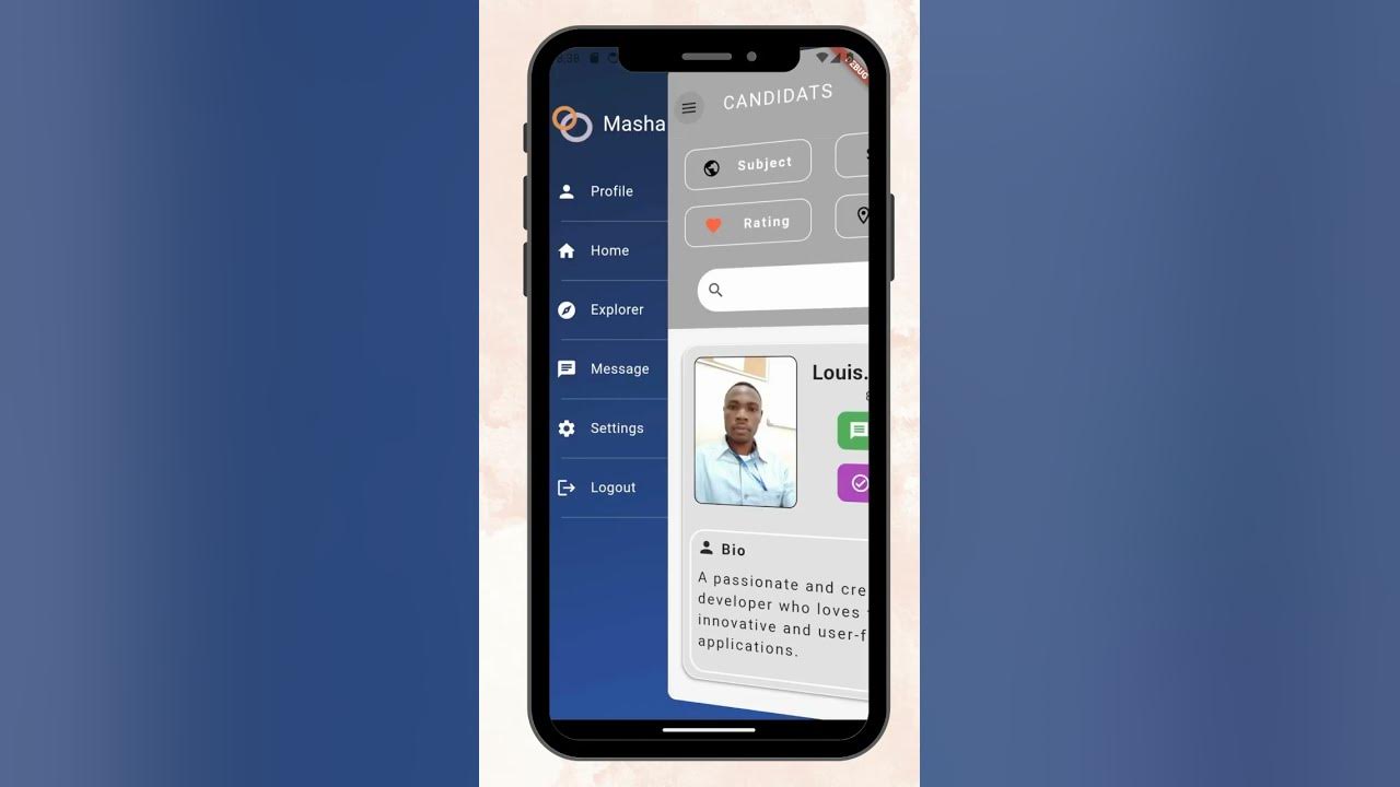 Flutter Hidden Drawer Ui Youtube