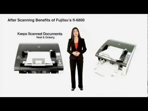 Fujitsu fi-6800 Scanner de documentos Cepe.com.mx - YouTube