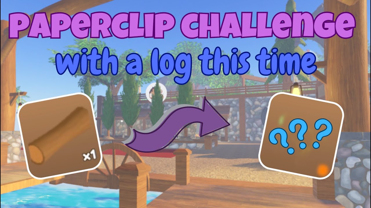 Doing the Paperclip Challenge Again, But With A LOG! | Wild Horse ...