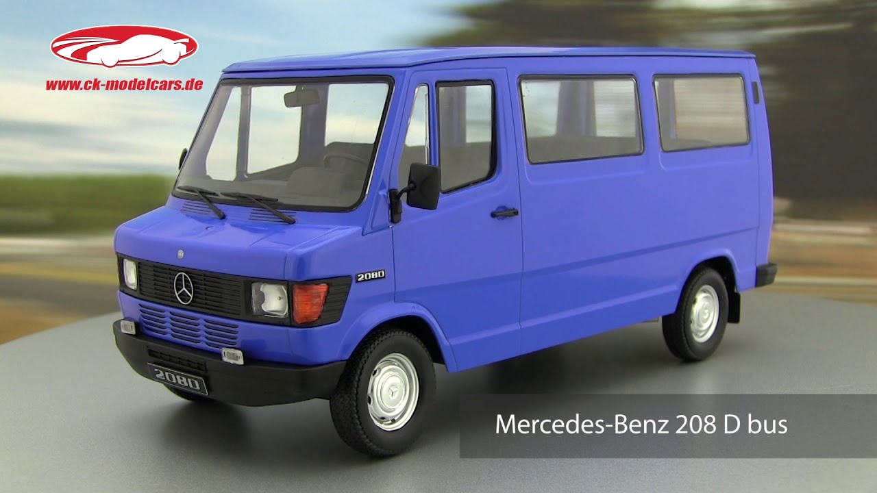 ck-modelcars-video: Mercedes-Benz 208 D Bus Baujahr 1988 KK-Scale - YouTube