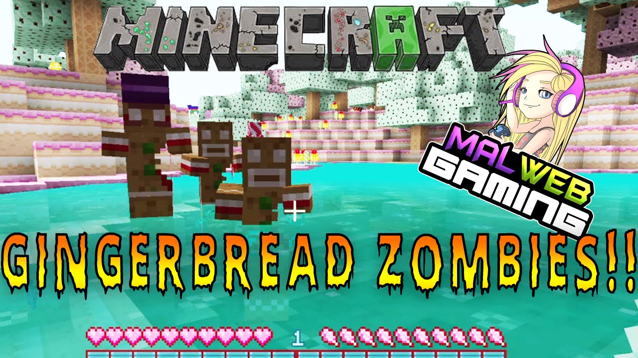 Minecraft Survival Series - Zombie Gingerbread Men & Storage Chests as ...