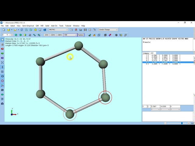 Winmostar V7 Building A Caffeine Molecule Youtube Caffeine Molecule