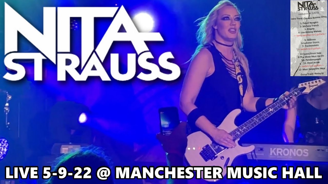 NITA STRAUSS Live @ Manchester Music Hall FULL CONCERT 5-9-22 Lexington ...
