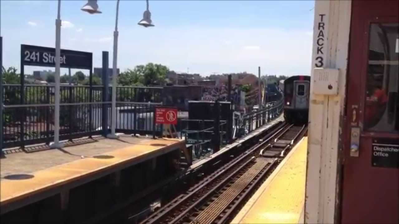 Wakefield-241st St bound R142 2 Train Arriving @ Wakefield 241st-St ...