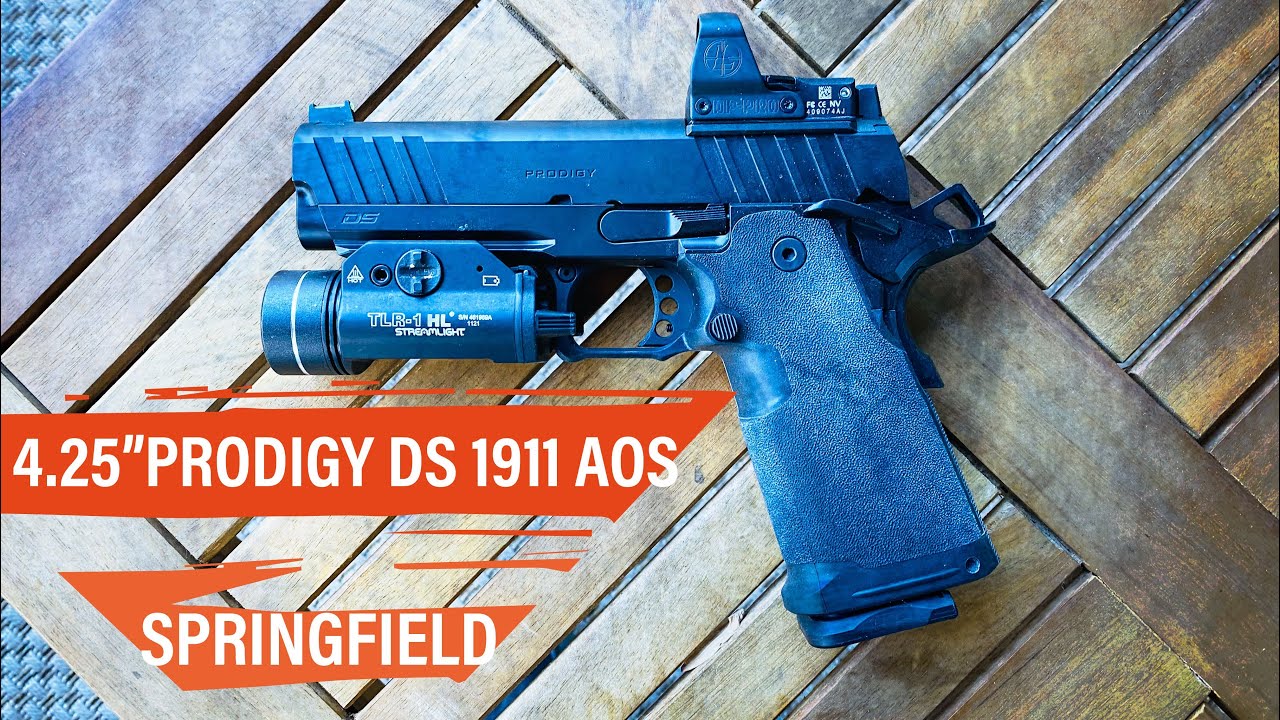 SPRINGFIELD ARMORY 1911 DS PRODIGY™ 4.25 A.O.S. 9MM HANDGUN - YouTube