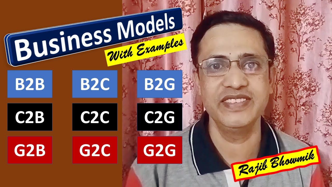 E Commerce Business Models B2B B2C B2G C2B C2C C2G G2B G2C