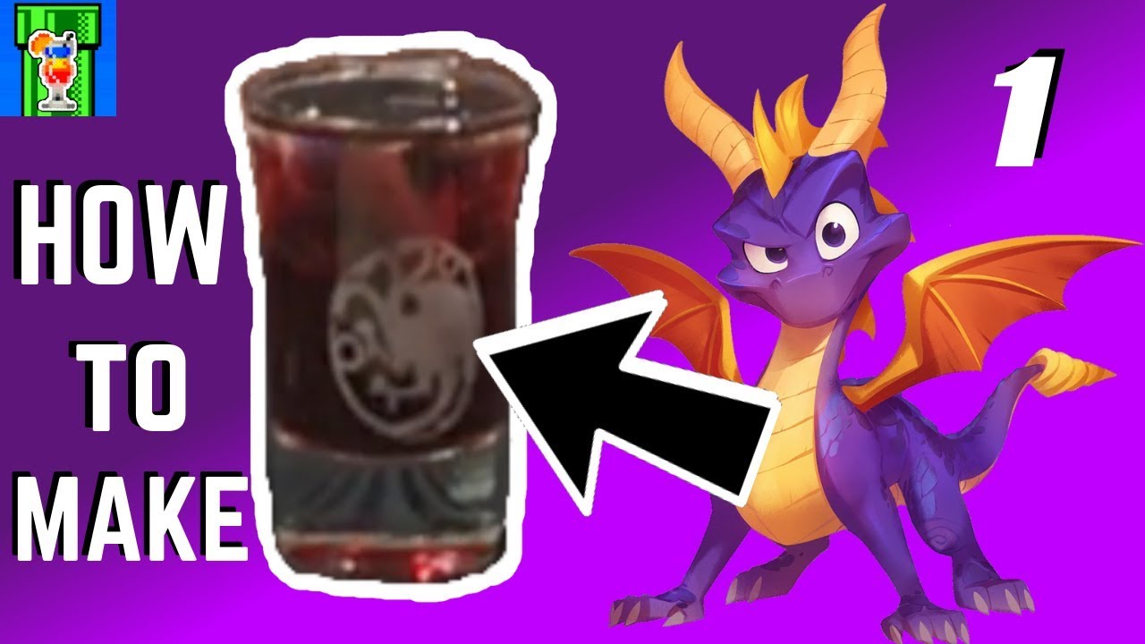 Spyro The Dragon - How To Make Alcoholic Shot (EASY!) - YouTube