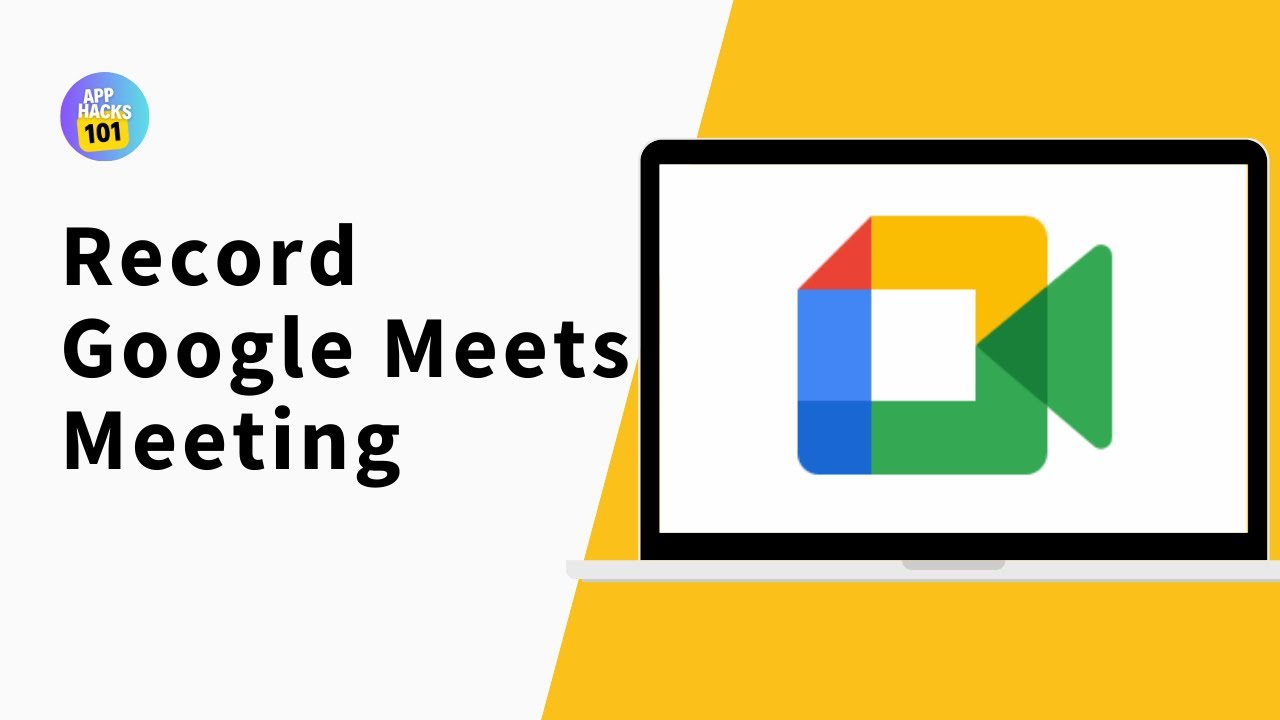 How to Record Google Meets Meeting - YouTube
