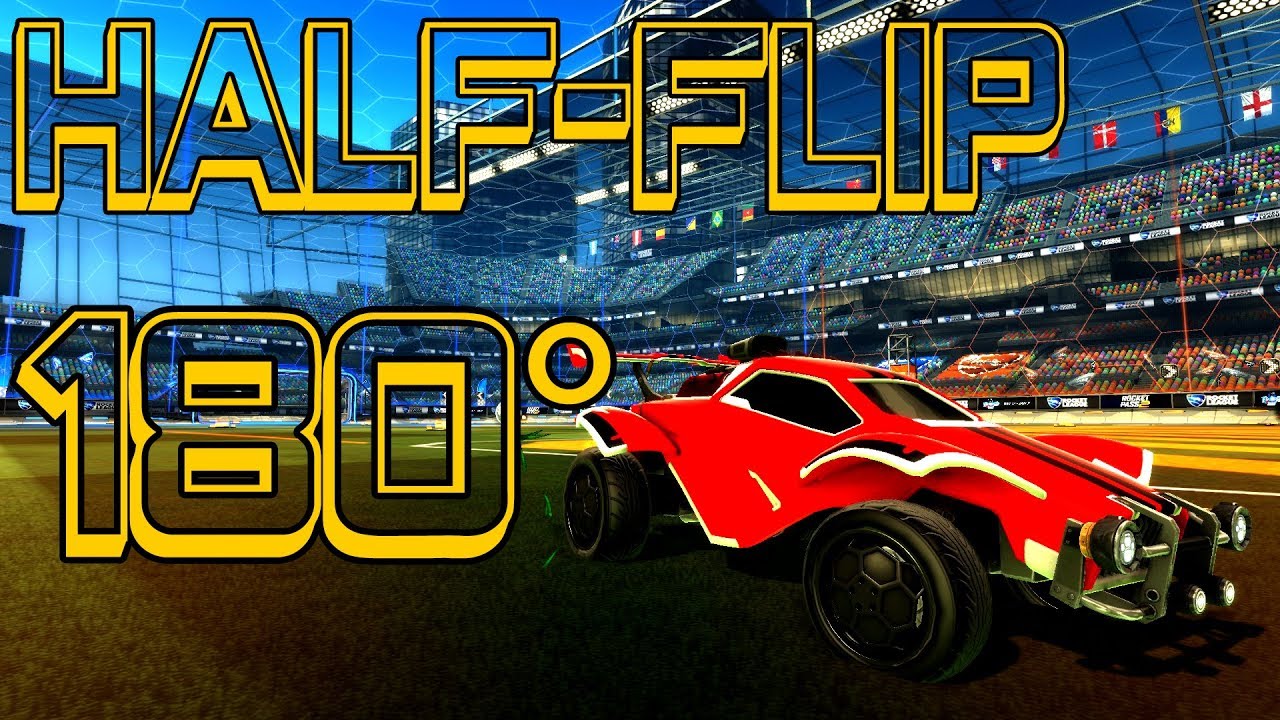 How to HALF FLIP on KEYBOARD in ROCKET LEAGUE - YouTube